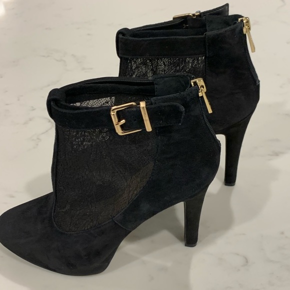 Jessica Simpson | Shoes | Jessica Simpson Shauna Black Lace Boot | Poshmark